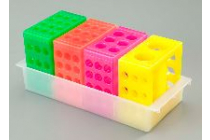 TR-2 4-way Reversible Rack Assembly, Fluor. Assorted (tray of 4 racks)